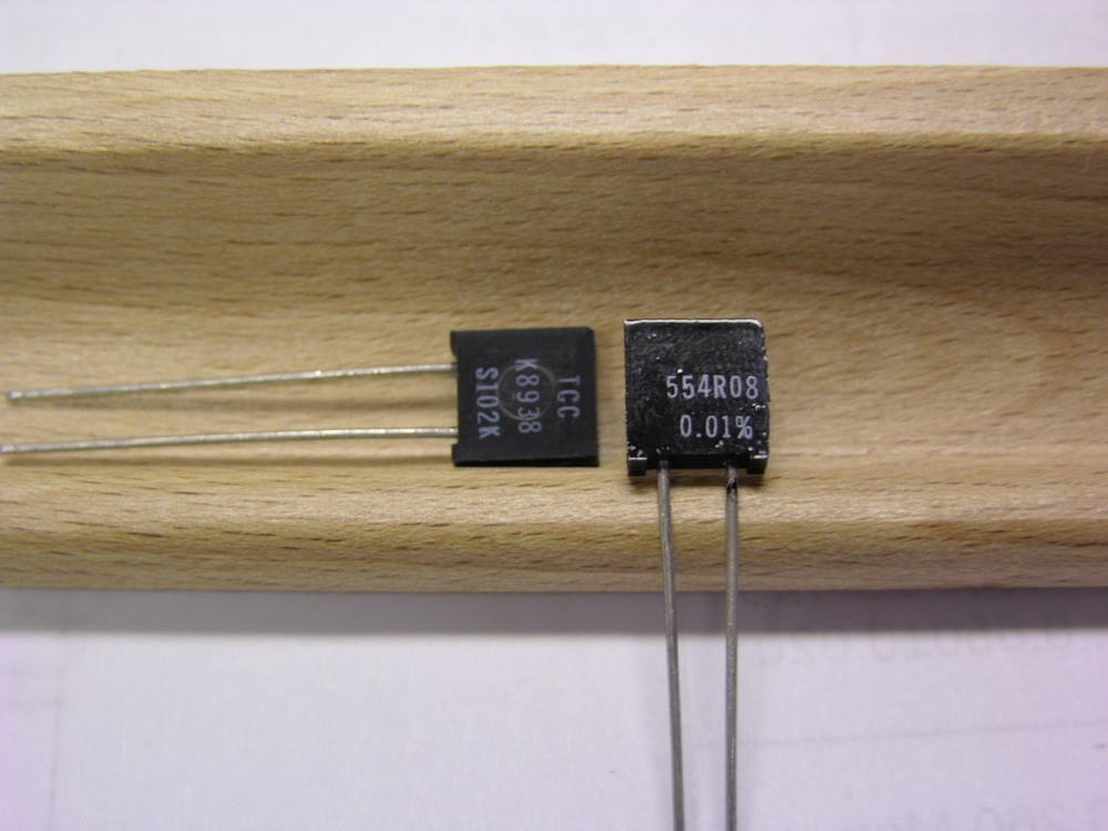 2 Vishay S102K 554.08 Ohms .4W .01% Bulk Metal Foil High Precision ...