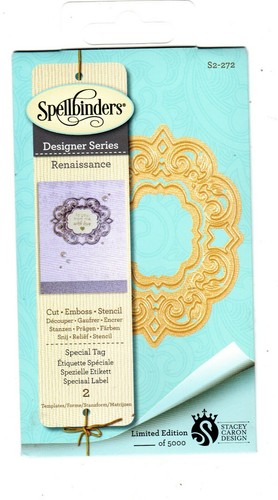 Spellbinders Designer Series Renaissance Die Set - Special Tag - NEW ...