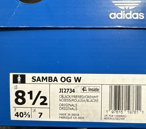 Adidas Samba OG Cheetah Pack - Preloved Red JI2734 Size 8.5 W | eBay