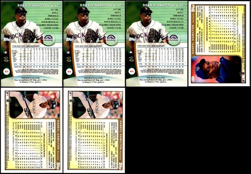 1999 Darryl Hamilton (6) Card Lot - MUST-HAVE ITEM – ONLY TODAY! | eBay