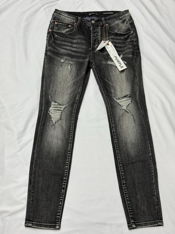 Purple Brand Distressed Denim Jeans — Size 32 — Brand New | eBay
