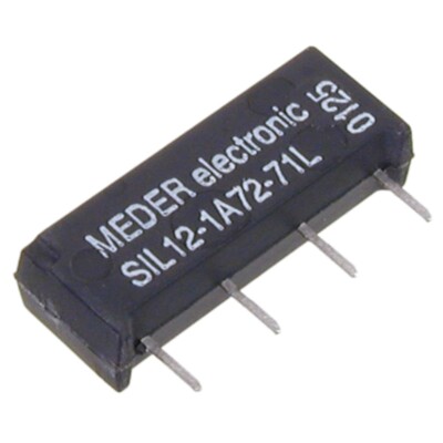SIL121A-7271L SIL-Reed-Relais 12V= 1xEIN 1000 Ohm ohne Diode MEDER ...
