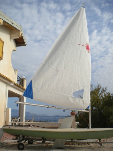Laser Boat deriva S 4,20 vela albero boma timone deriva nuove scafo ...