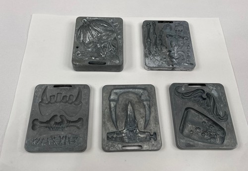 Vintage Mattel 1966 Thing Maker Mold Skeleton Shrunken Head Mustache ...