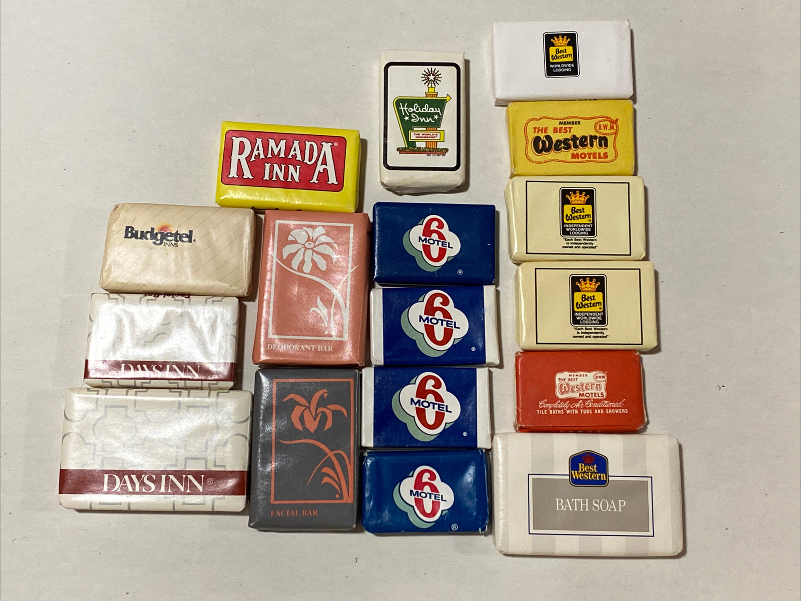 17 Vintage Motel Hotel Soaps Best Western Motel 6 Comfort Inn Days Inn ...