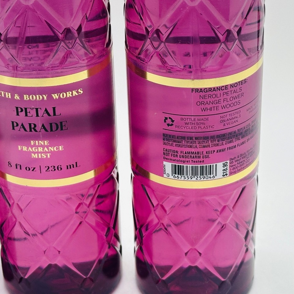 2-Pack Bath & Body Works PETAL PARADE Fine Fragrance Mist Spray 8 fl.oz ...