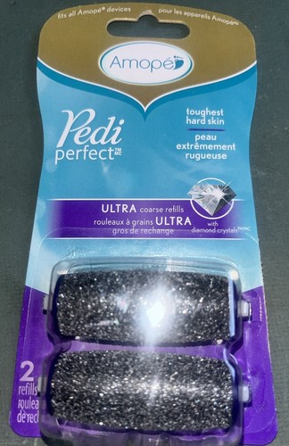 Amope 💎 Pedi Perfect Electronic Foot File Refills ~ Extra Coarse 2 Pack ...