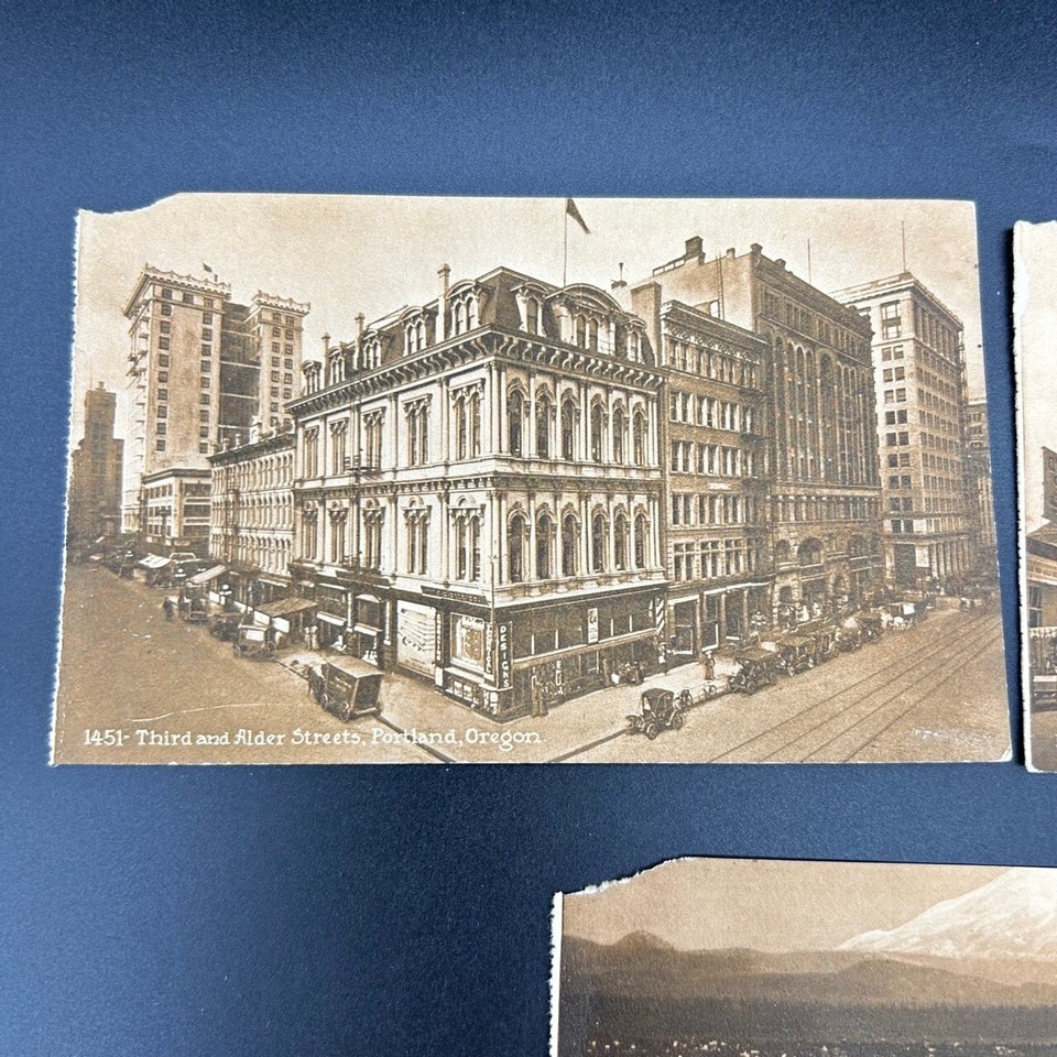 Early 1900 Portland, Oregon, USA Sepia Landscape Architecture Postcards ...