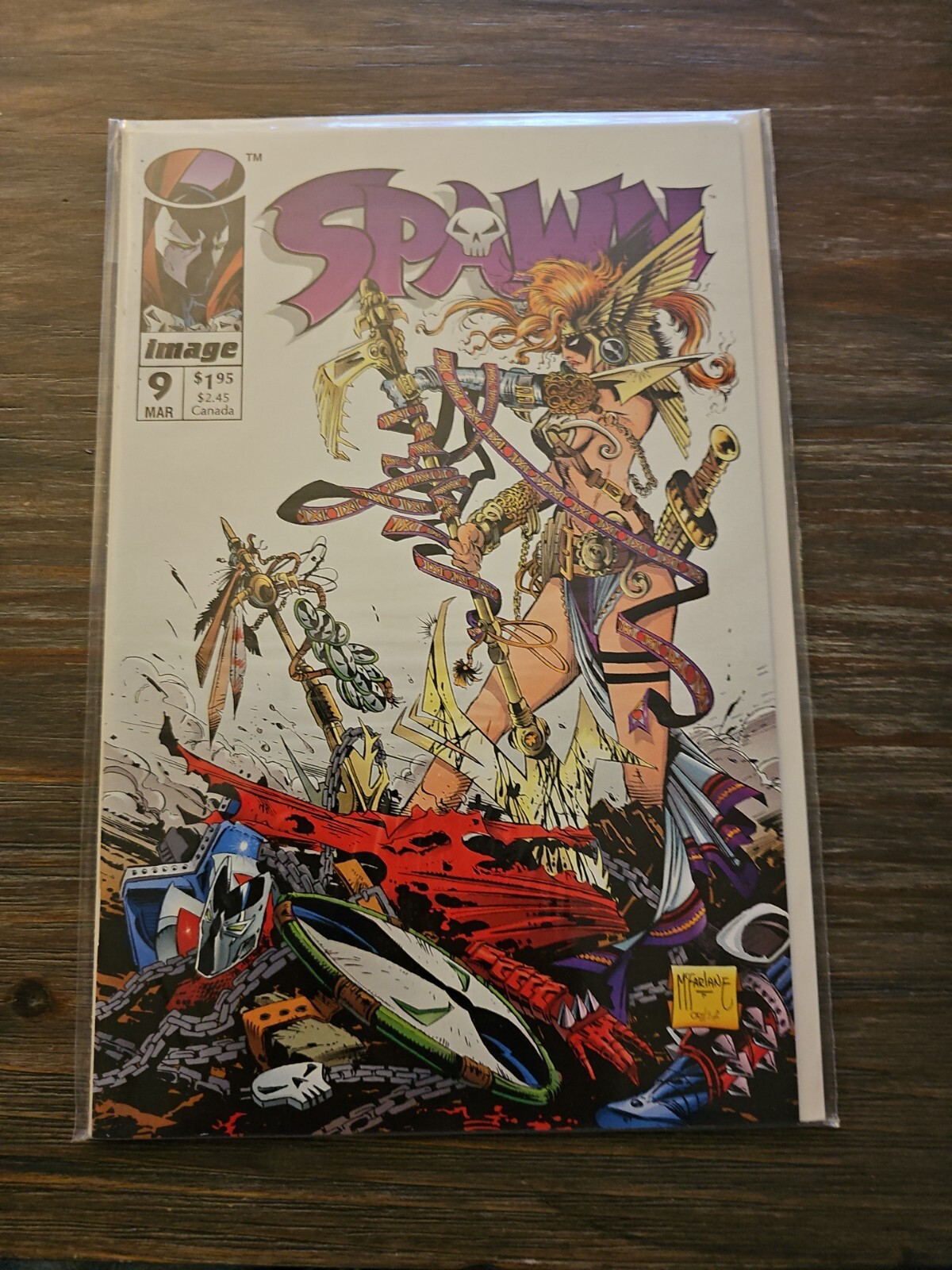 Spawn #9 IMAGE COMICS -1st Appearance Of Angela -Neil Gaiman/Todd ...