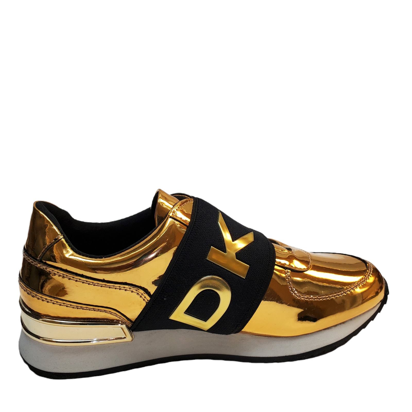 DKNY Womens Casual Shoes Marli Slip On Sneakers 6M Dark Gold MSRP 119 ...