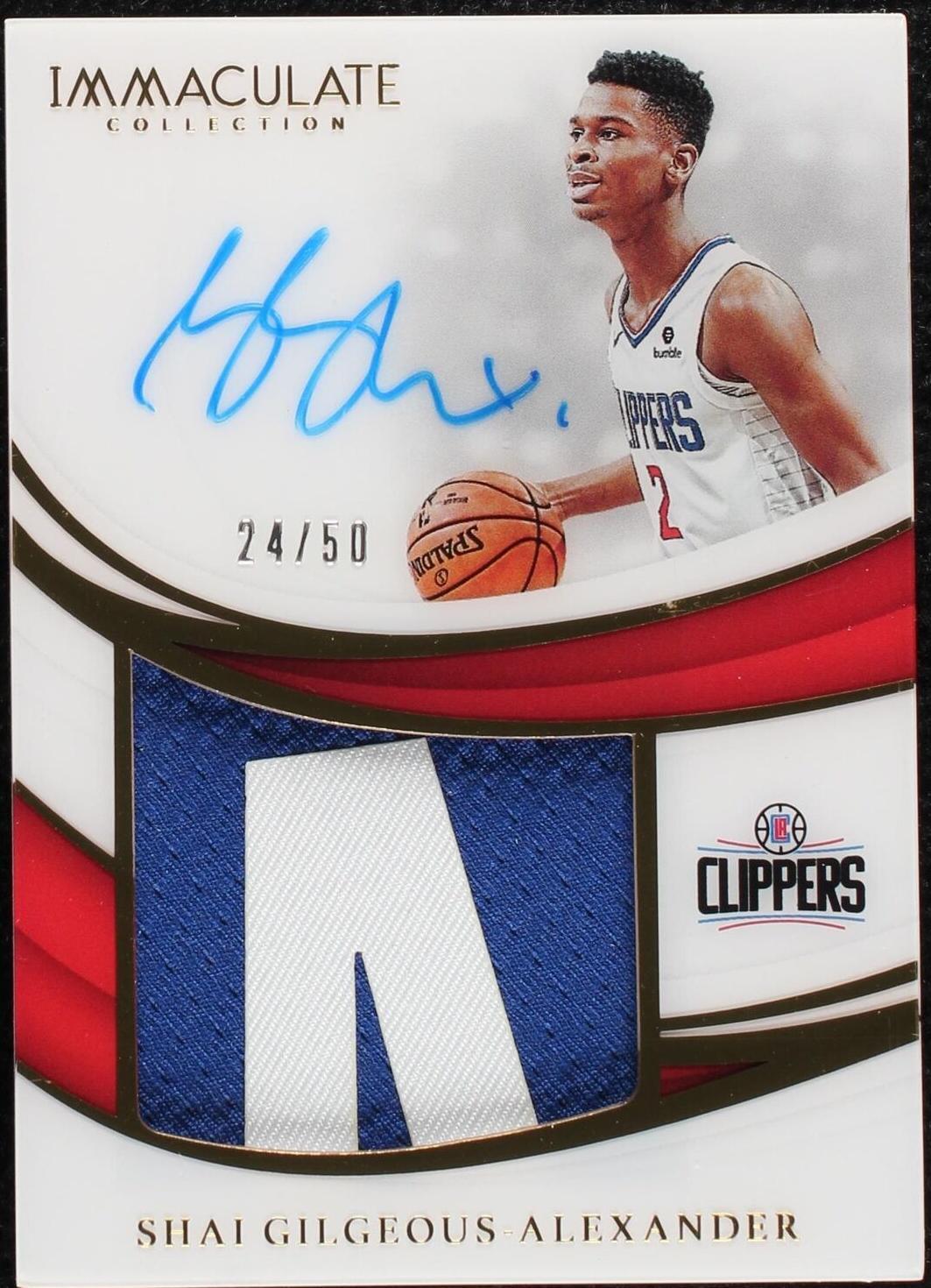 2018-19 Panini Immaculate Collection - Premium Patch Autographs Shai ...