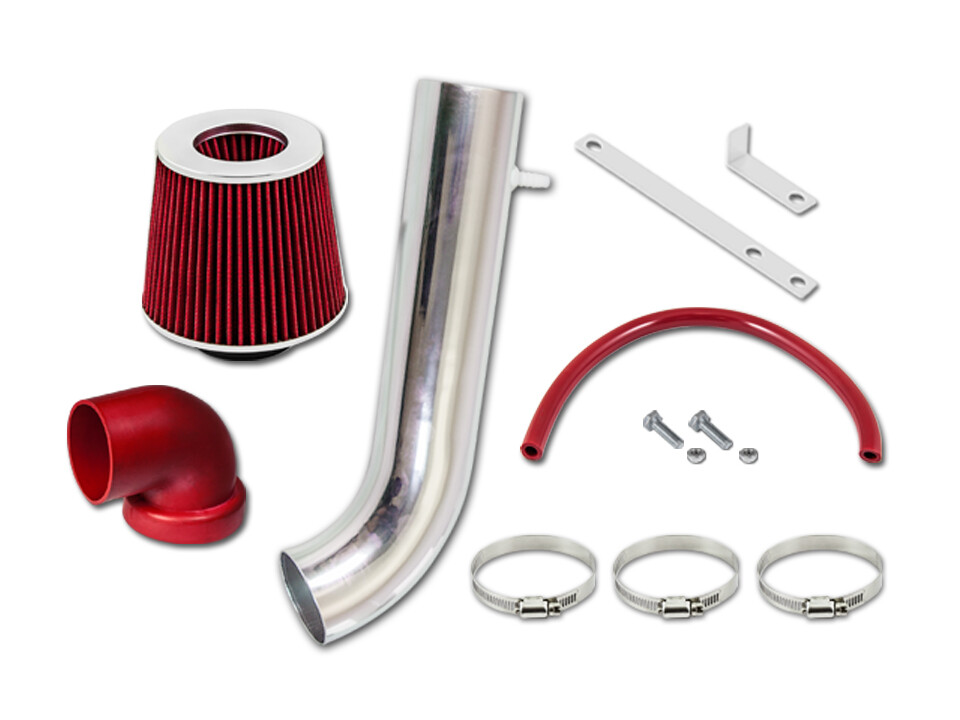 Red Short Ram Air Intake Kit + Filter For 95-99 Mitsu Eclipse 2.0 NT RS ...
