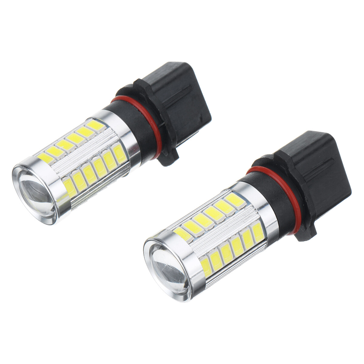 2pcs Xenon White High Power P13W LED Bulbs Daytime Running Lights DRL ...