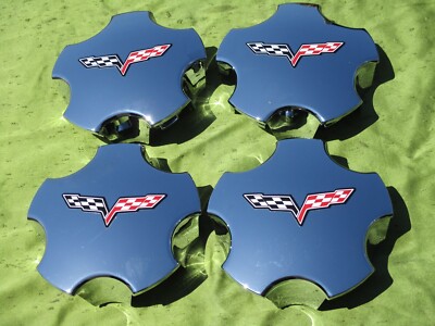 4-NEW CHROME CENTER CAPS FOR CORVETTE C6 2005-2007 | eBay