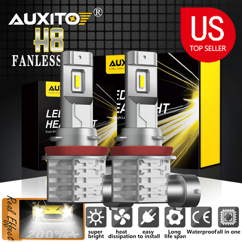 6500K White 9140 H10 9145 LED Fog Light Bulb for GMC Sierra 1500 2500 ...