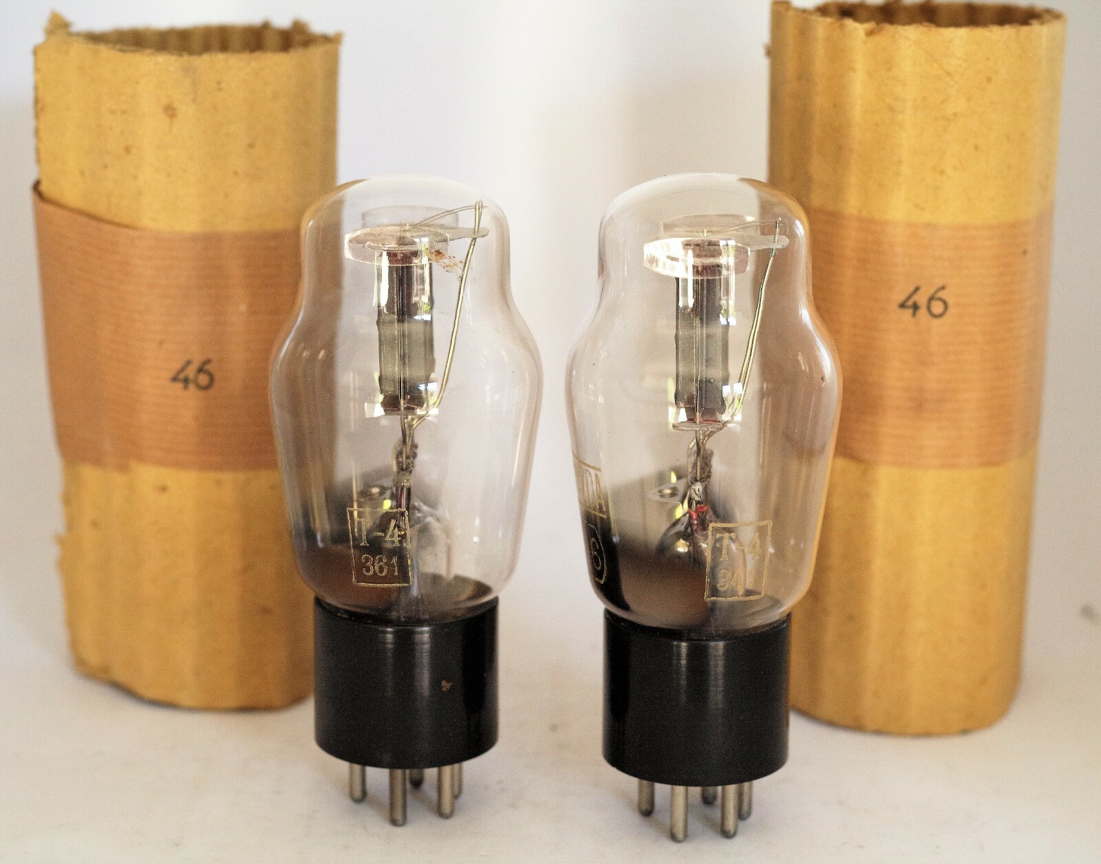 2x tubes 46 FRENCH Mazda VT63 (similar & better then DHT 45 VT45 245 ...