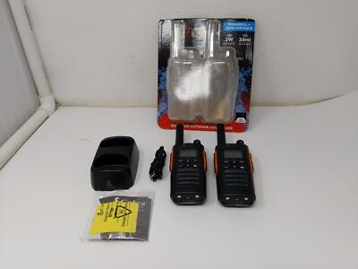 Cobra RX680 Walkie Talkies 38-Mile Range Rechargeable 60 Channels 2 ...