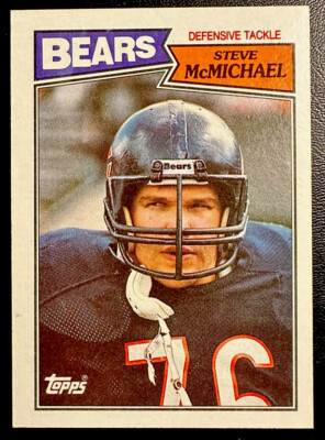 Steve McMichael 1987 Topps Chicago Bears #54 Vintage EX | eBay