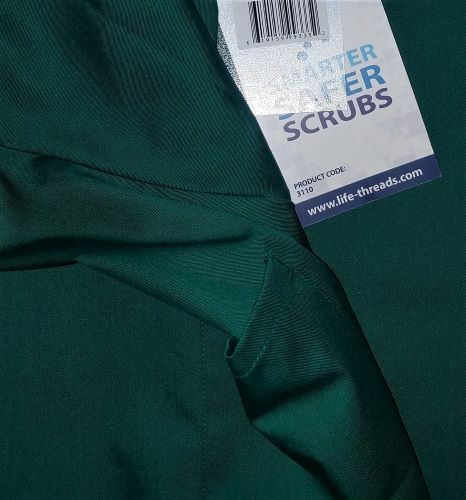 Life Threads Unisex Classic Scrubs Top - Size Medium - Green | eBay