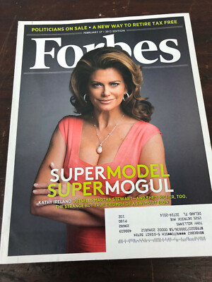 Forbes February 2012 Magazine - Supermodel SuperMogul - Kathy Ireland ...