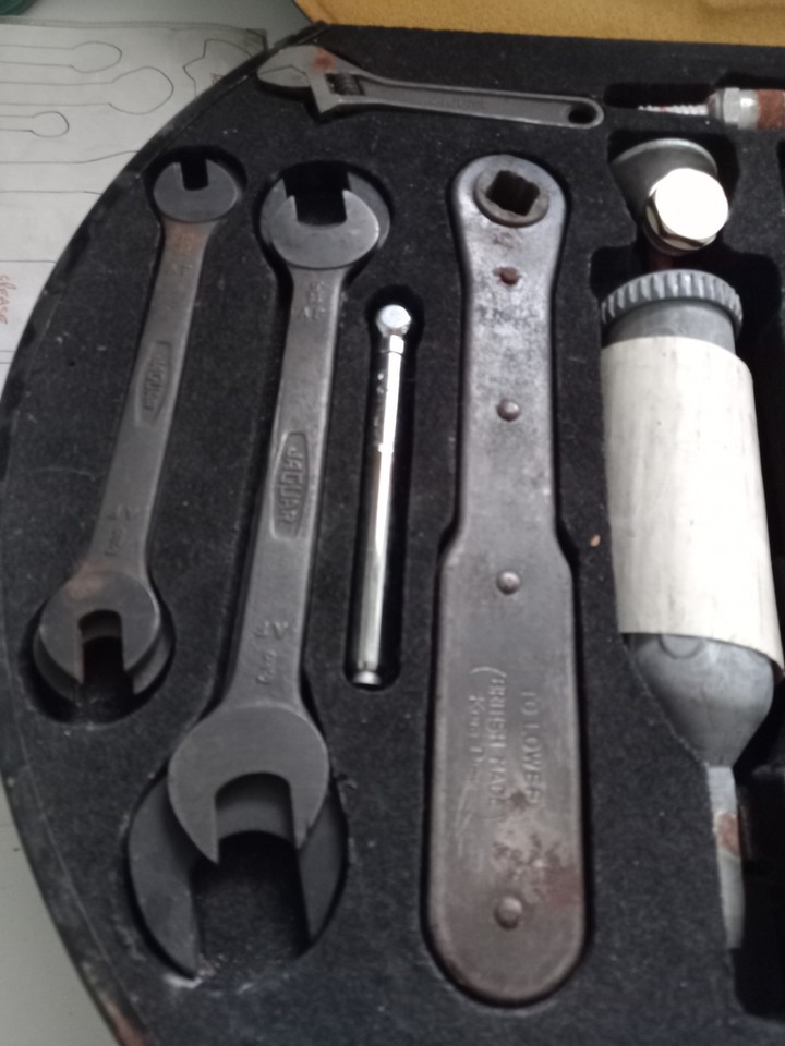Fantastic Original MK2 Jaguar Tool Kit/Tool Box. All Original Tools. A ...