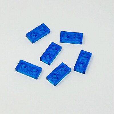 3023 LEGO Parts Plate 1x2 TRANSPARENT DARK BLUE (6) | eBay
