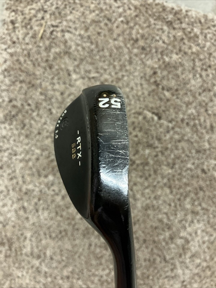 Cleveland RTX 2.0 3 4 BLACK Wedge Set 52 56 60 Gap Sand Lob Steel RH | eBay