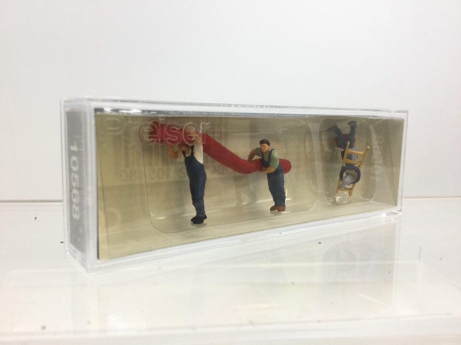 Preiser 10568 HO/OO Gauge Carpet Fitters (3) and Accessories Exclusive ...