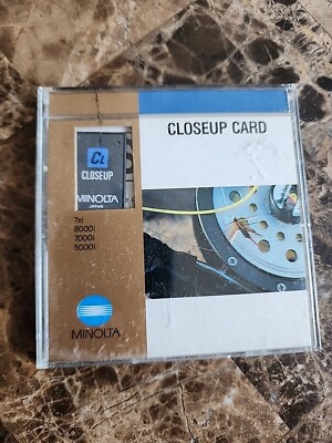 Minolta Closeup Card card SP for 5000i 7000i 8000i 5xi 7xi 9xi 700si | eBay