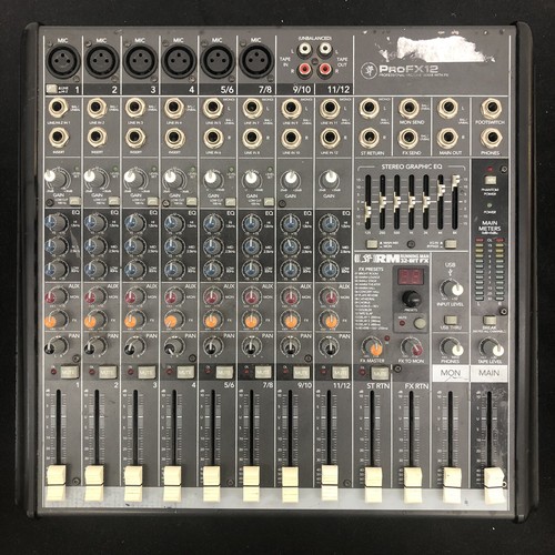 Mackie ProFX12 12-Channel Sound Reinforcement Mixer with Built-In FX ...