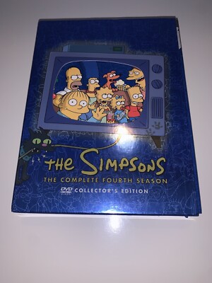 The Simpsons - The Complete Fourth Season (DVD, 2009, 4-Disc Set) BX1 ...