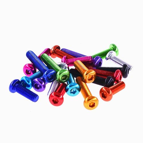 M4x6/8mm Button Head Socket Cap Screw Colorful Aluminum Allen Bolt ...