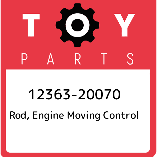 12363-20070 Toyota Rod, engine moving control 1236320070, New Genuine ...