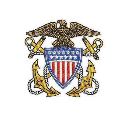 US Navy Officer Crest Army Military Embroidered Polo Shirt | eBay