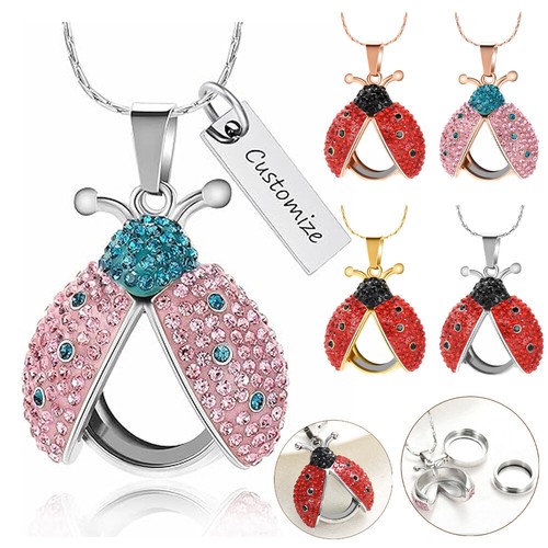 Cremation Jewelry Flying Ladybug Urn Necklace for Ashes Urn Keepsake ...