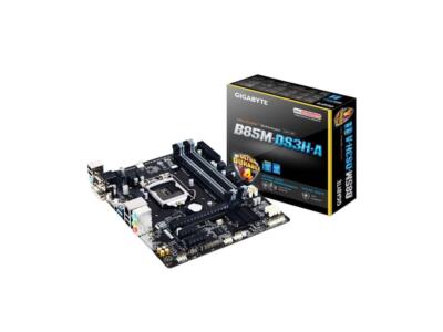 GIGABYTE GA-B85M-DS3H-A LGA1150 IntelB85 HDMI USB3.0 Micro ATX Intel ...