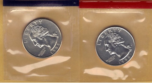 1998-P&D UNCIRCULATED WASHINGTON QUARTERS IN MINT CELLO (2 COINS) | eBay