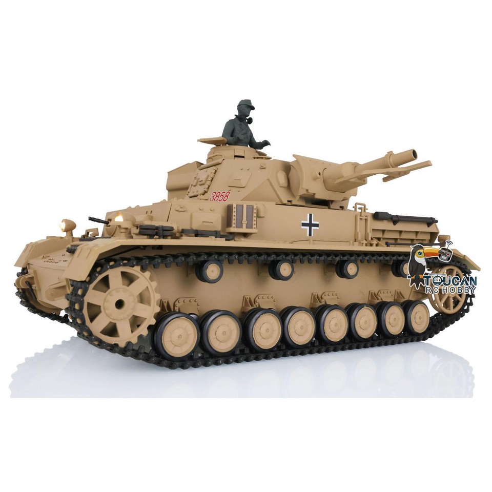 Henglong 7.0 Plastic German Panzer IV F RTR 1/16 2.4G RC IR BB Tank ...