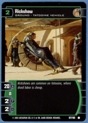 2002 Star Wars Trading Card Game Rickshaw 167/180 TCG | eBay
