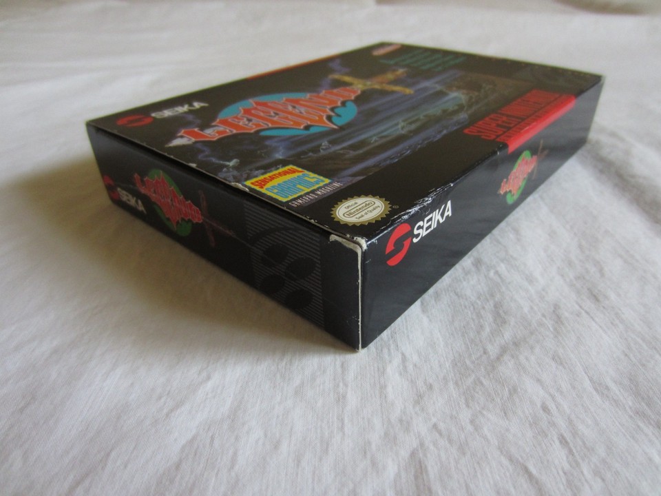 Legend (SNES) Super Nintendo CIB Complete Box + Poster Seika 1994 RARE ...