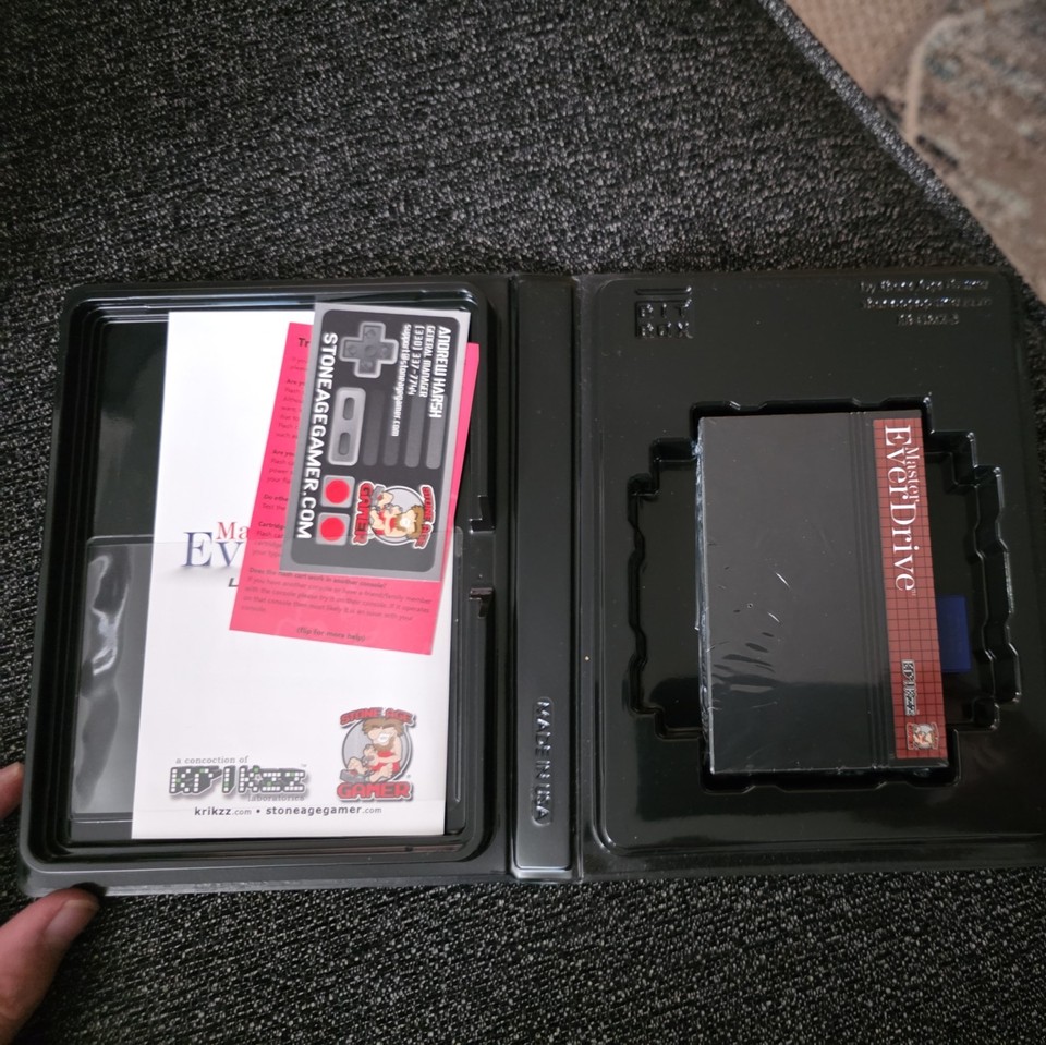 Sega Master System Master Everdrive Krikzz Stone Age Gamers. Brand New ...