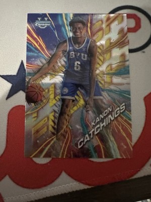 2024-25 Bowman Chrome University FLASH Refractor FL-15 Kanon Catchings ...