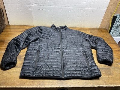 Eddie Bauer Eb650 Jacket Mens XL Down Puffer Packable Lightweight Black ...