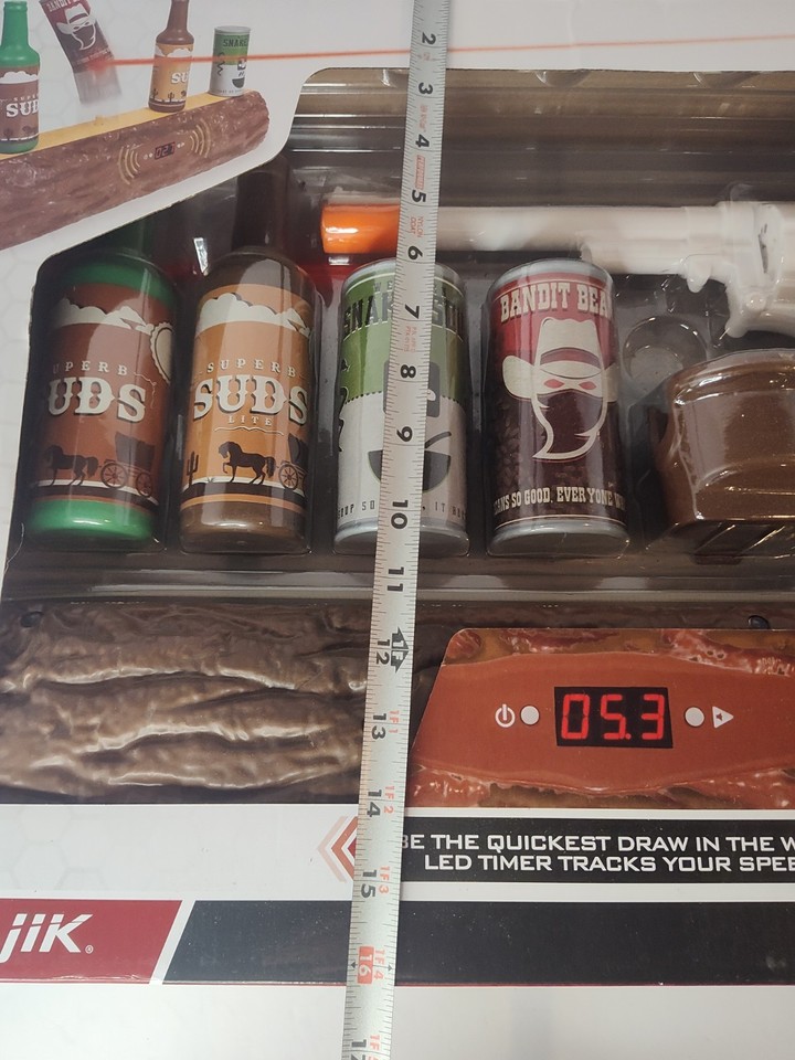 Majik Quick Draw Shootout Game Set with Cans and Toy Gun New In Sealed ...