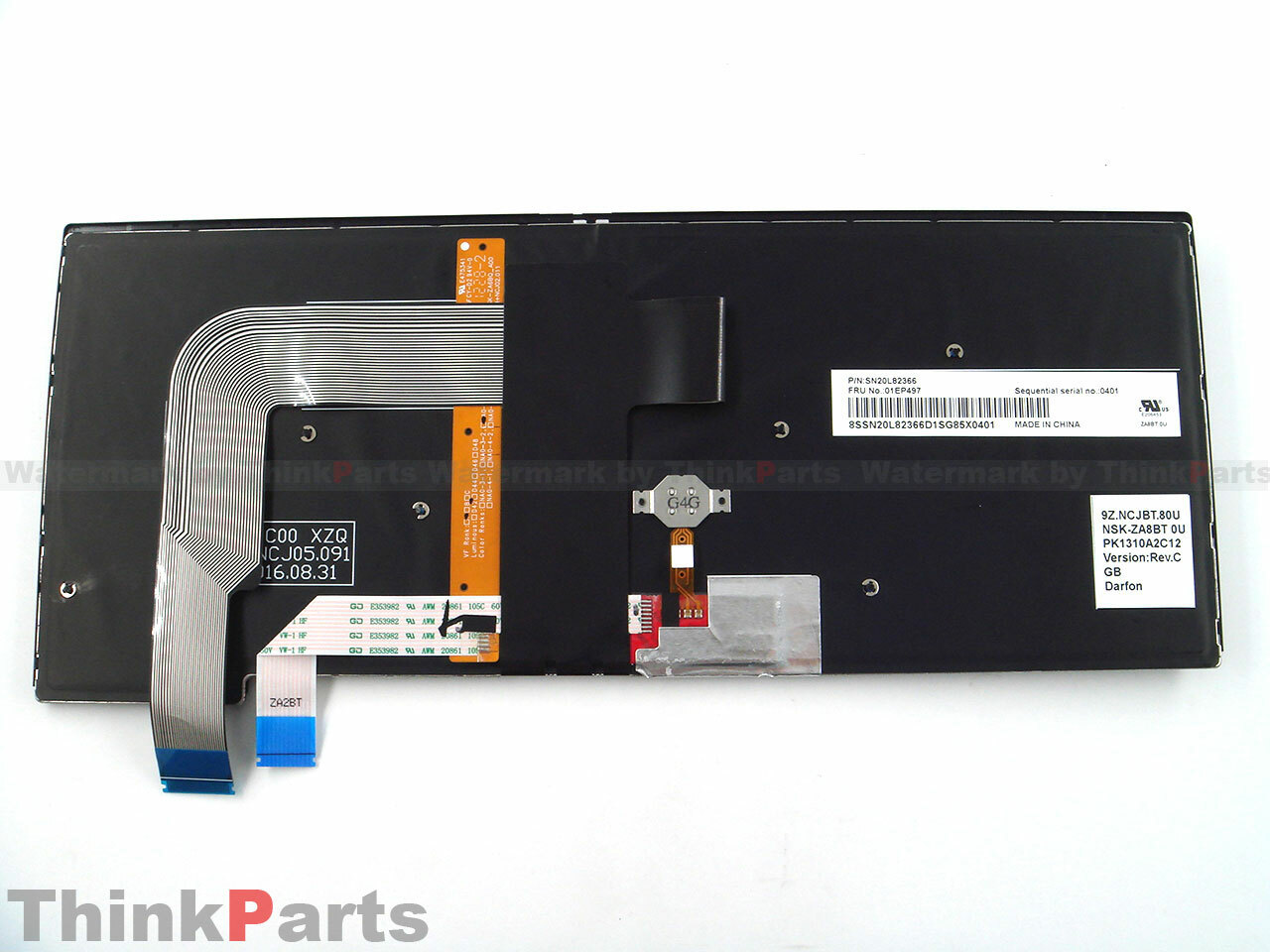 Lenovo ThinkPad T470p Keyboard UK Black Backlit 01EP456 for sale online ...