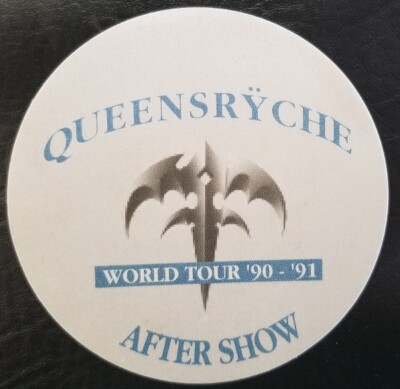 QUEENSRYCHE - VINTAGE ORIGINAL CONCERT TOUR CLOTH BACKSTAGE PASS | eBay