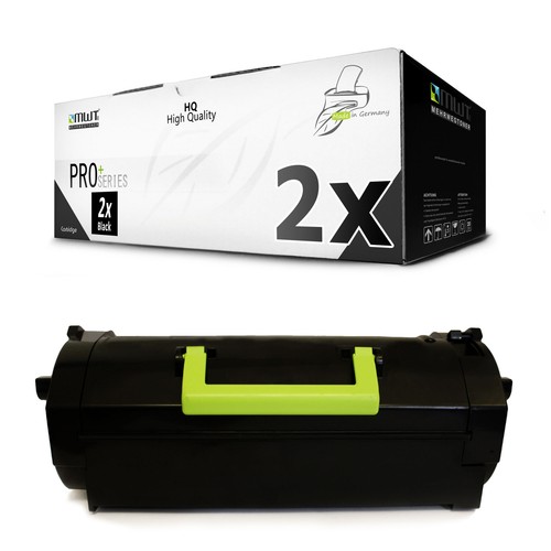 2x MWT PRO Toner XXL for Lexmark 24B6015 XM-5163 XM-5170 each 35,000 ...