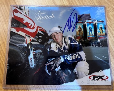 8x10 Jeremy “Twitch” Stenberg BMX RIDER Authentic Hand Signed Autograph ...