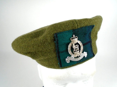 Animo Et Fide Beret Hat Cap Cover Military Lion & Crown Badge | eBay