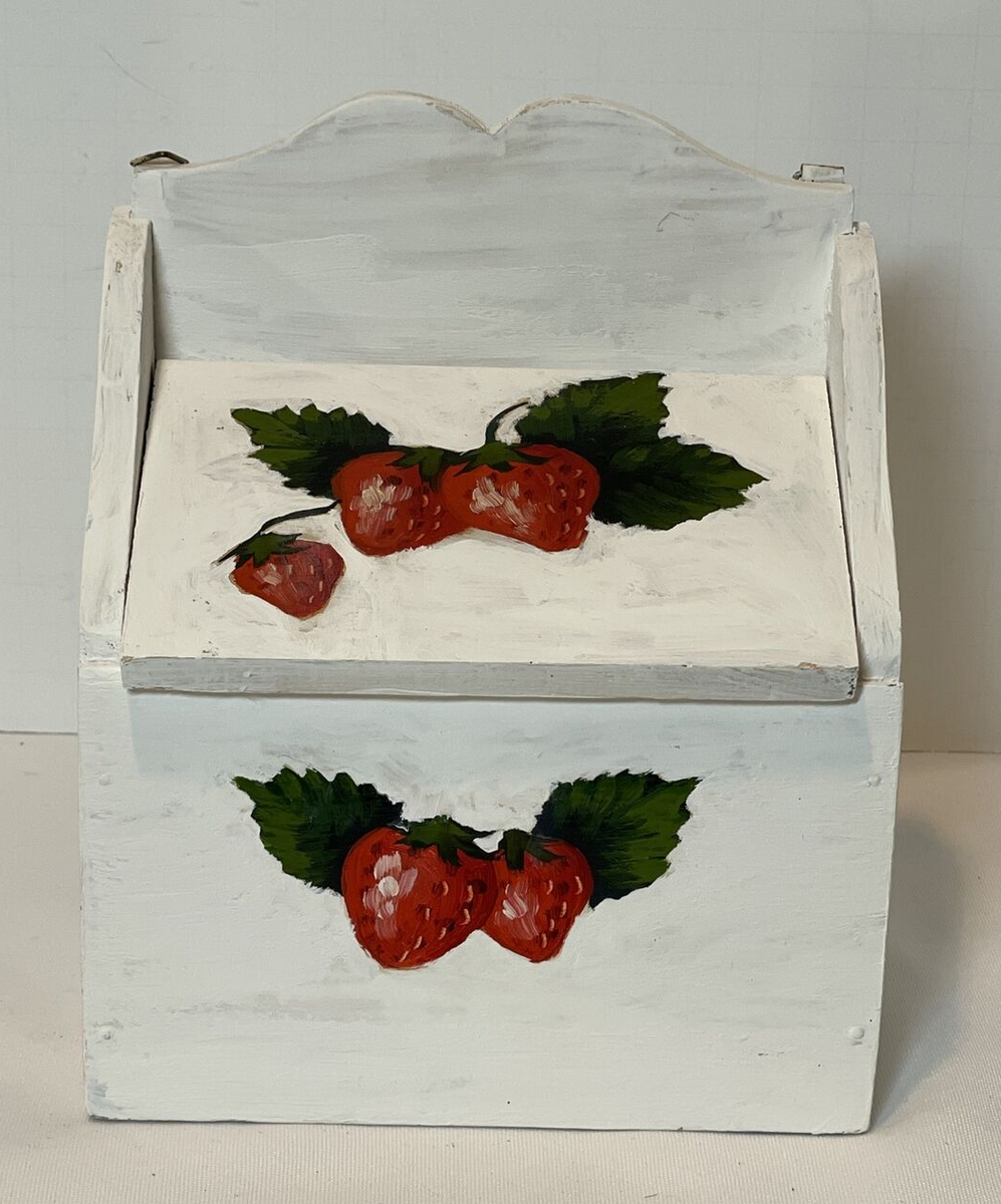 Vintage Wood Recipe Boxes Recipe Box Gift Set Vintage White – The